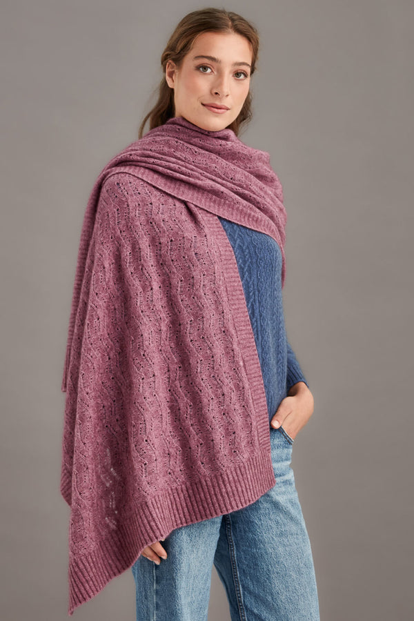 Herringbone Lace Shawl - McDonald Textiles